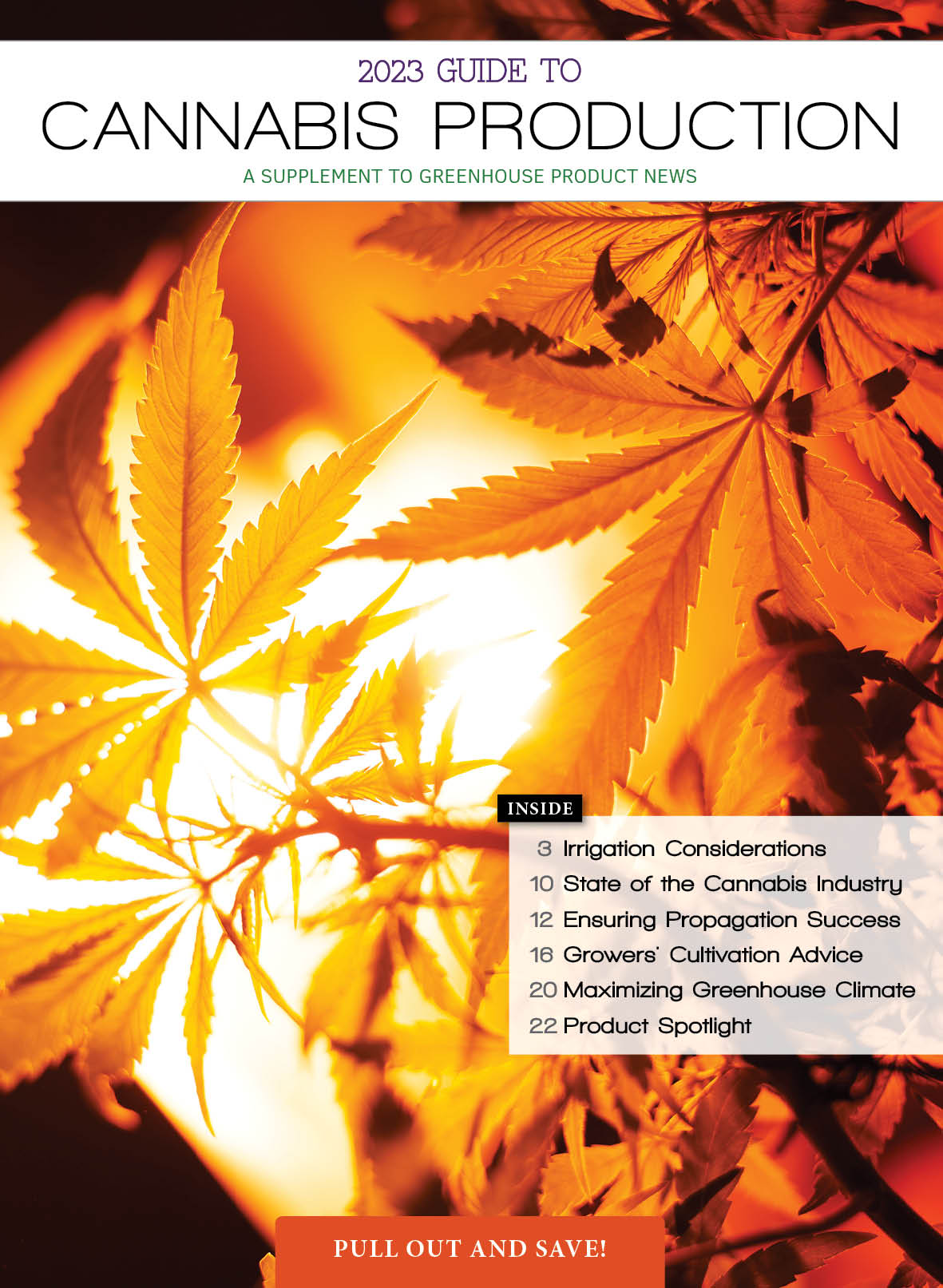 2023 Guide to Cannabis Production - Greenhouse Product News 2023 Guide to Cannabis Production - Greenhouse Product News